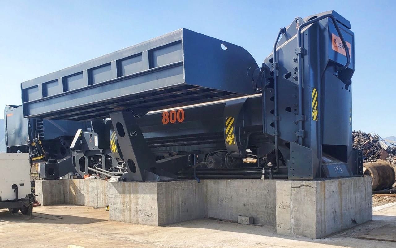 New 800T shear/baler for Dimeca (Mexico) - Lefort